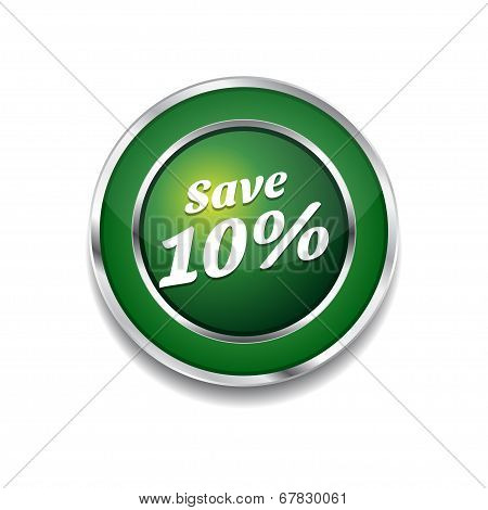 Save 10 Percent Vector & Photo (Free Trial) | Bigstock