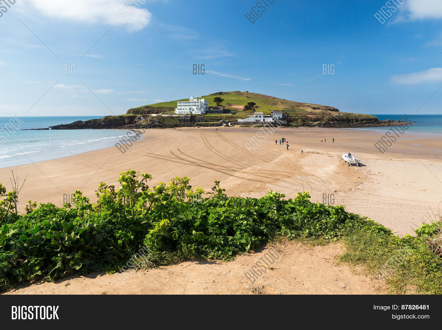Bigbury On Sea Devon Image & Photo (Free Trial) | Bigstock