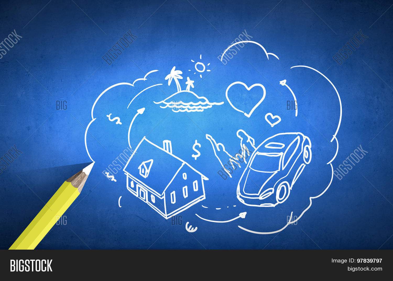 Pencil Drawing Symbols Image & Photo (Free Trial) | Bigstock