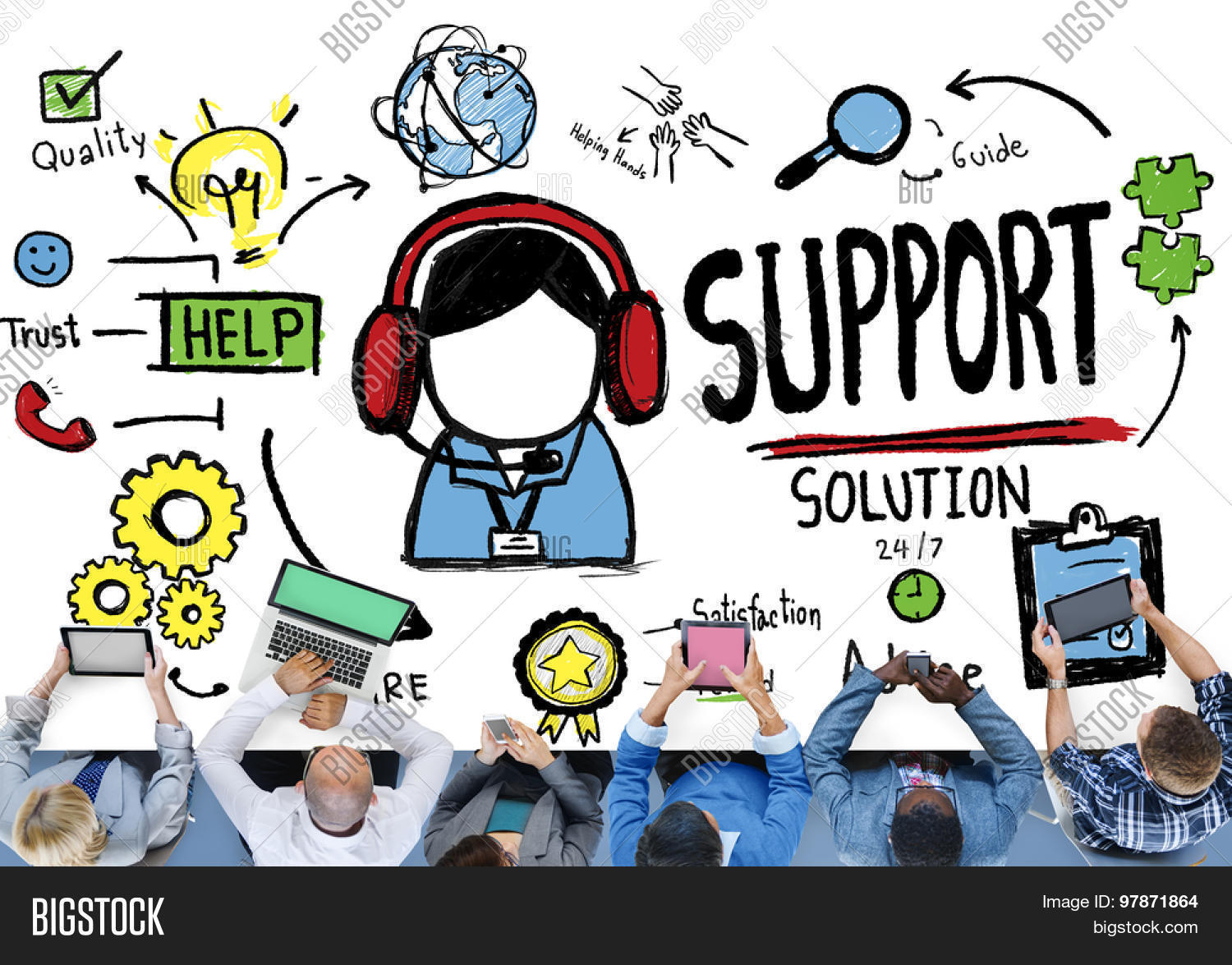 Support Solution Image & Photo (Free Trial) | Bigstock