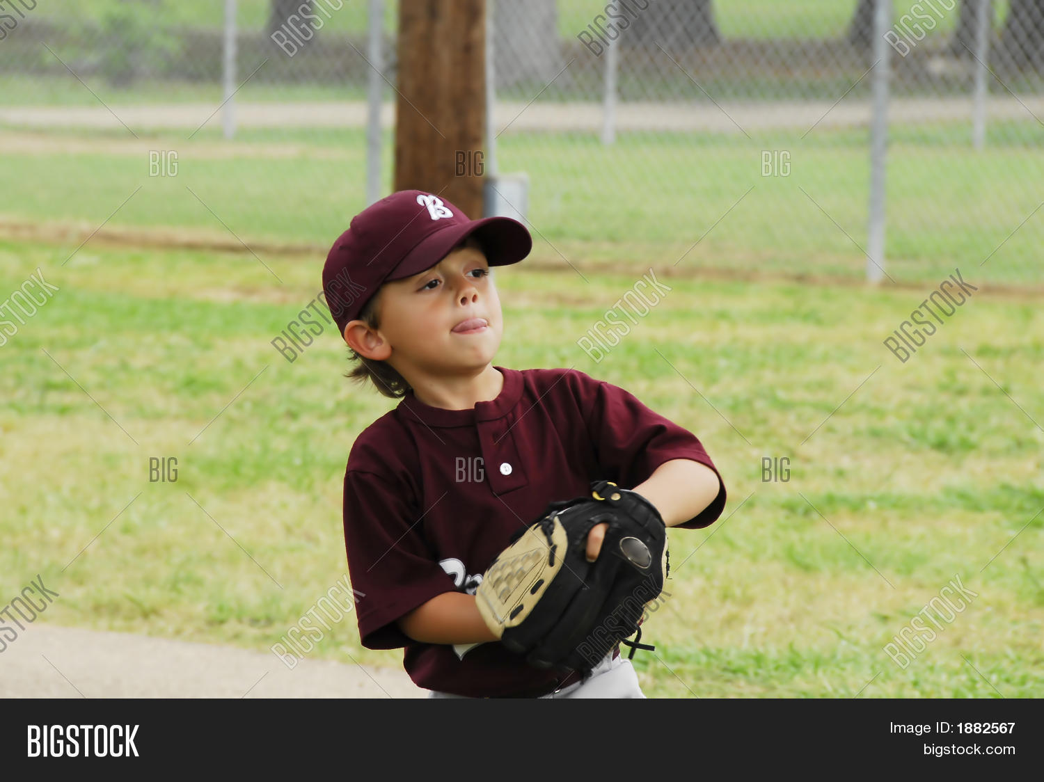 Little Boy Baseball Image & Photo (Free Trial) | Bigstock