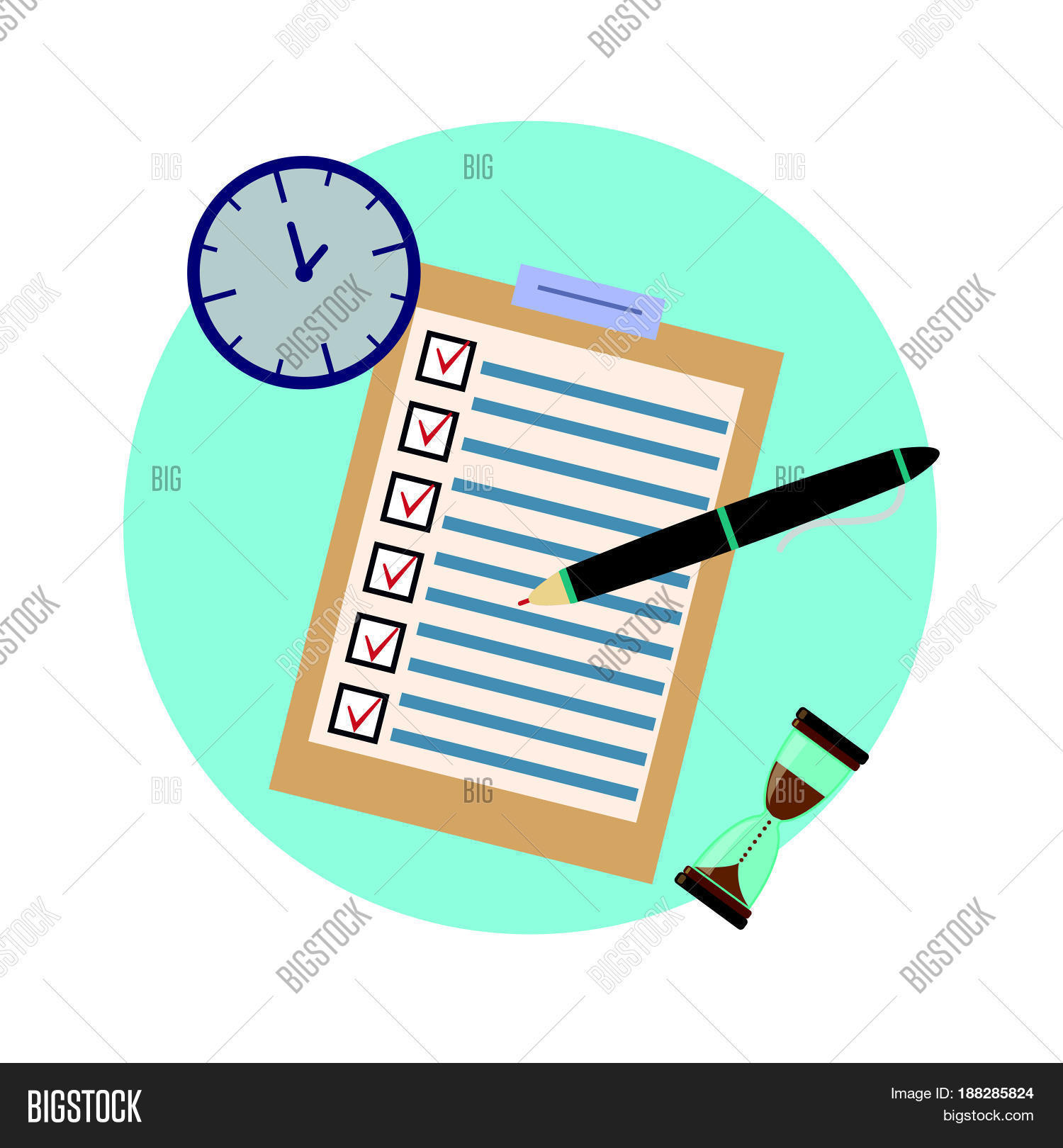 School Exam Test Vector & Photo (Free Trial) | Bigstock