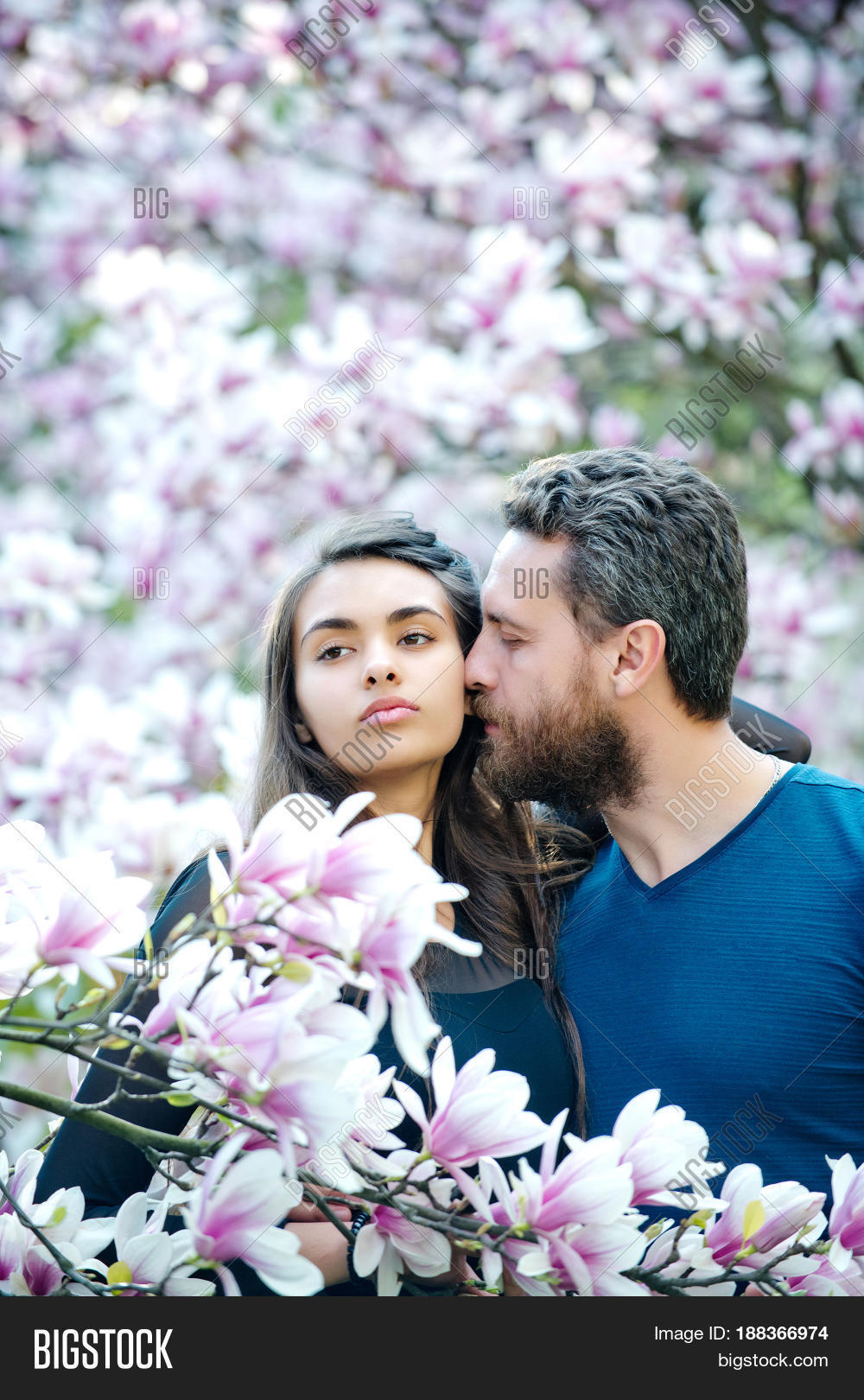 Man Beard Kissing Image & Photo (Free Trial) | Bigstock