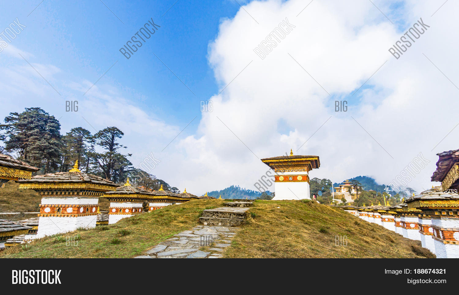 Dochula Pass 108 Image & Photo (Free Trial) | Bigstock