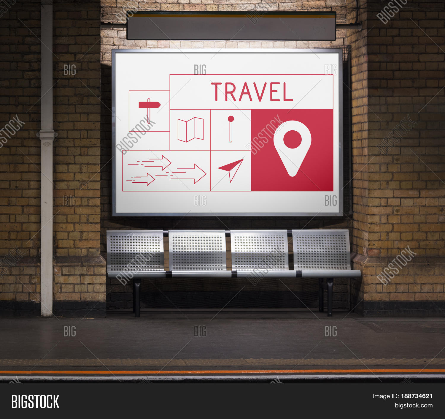 Imagen y foto Map Direction Pin (prueba gratis) | Bigstock