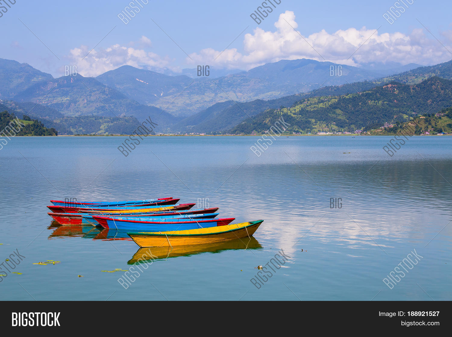 Lake Phewa Wooden Boat Image & Photo (Free Trial) | Bigstock