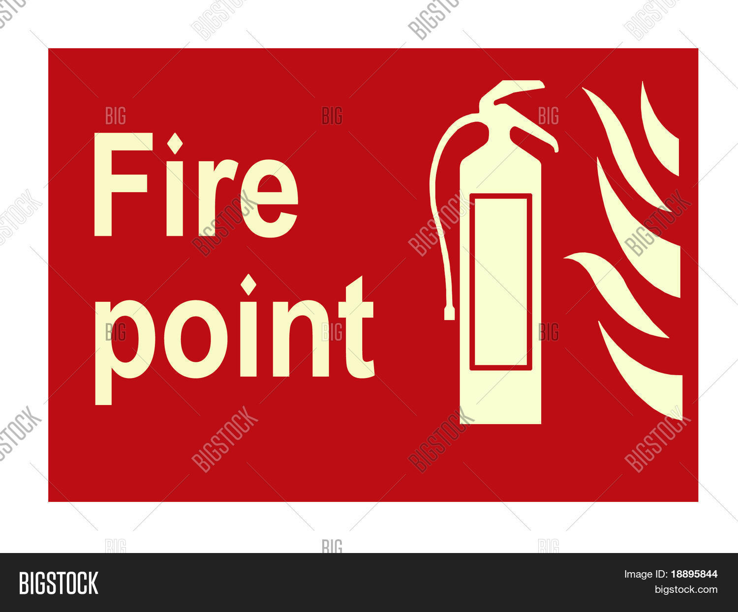 Fire Point Sign Image & Photo (Free Trial) | Bigstock