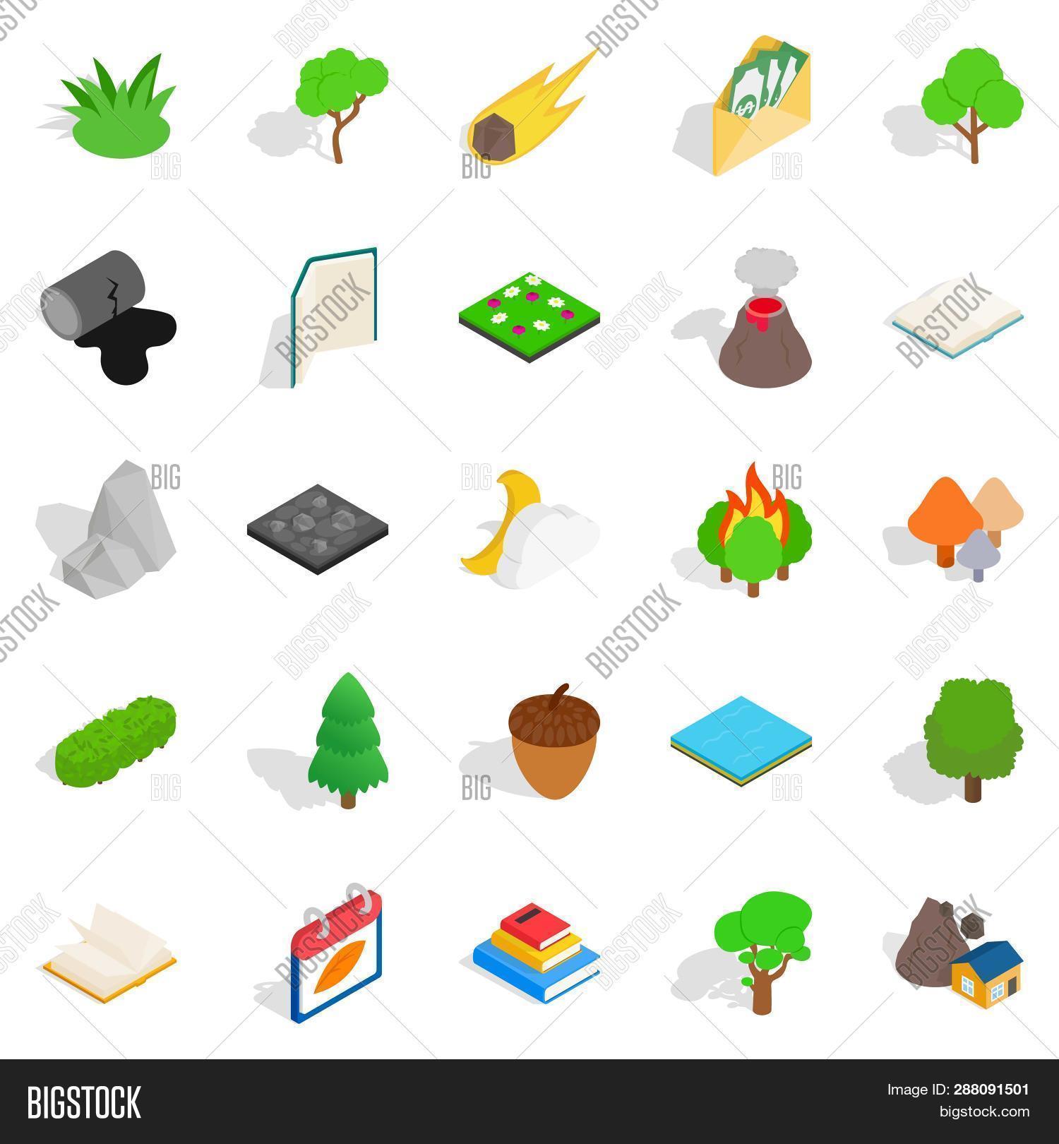 Woody Icons Set. Image & Photo (Free Trial) | Bigstock