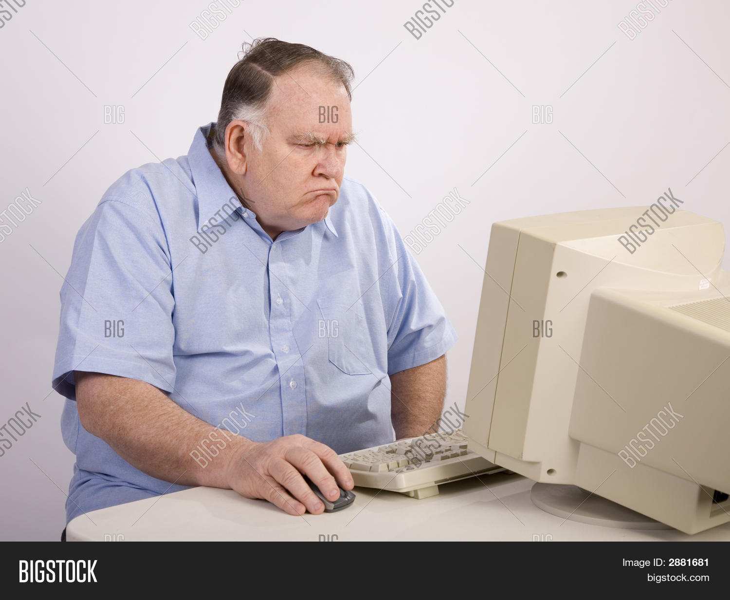 Old Guy Computer Image & Photo (Free Trial) | Bigstock