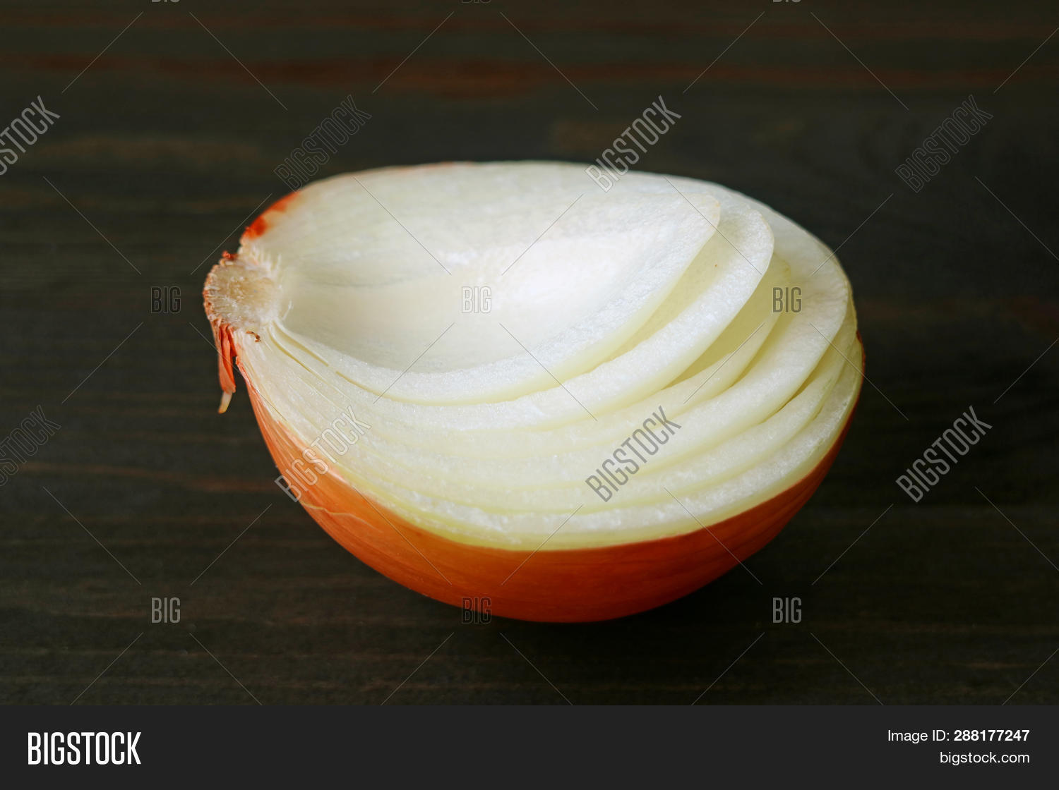 Closed Cut Half Onion Image & Photo (Free Trial) | Bigstock