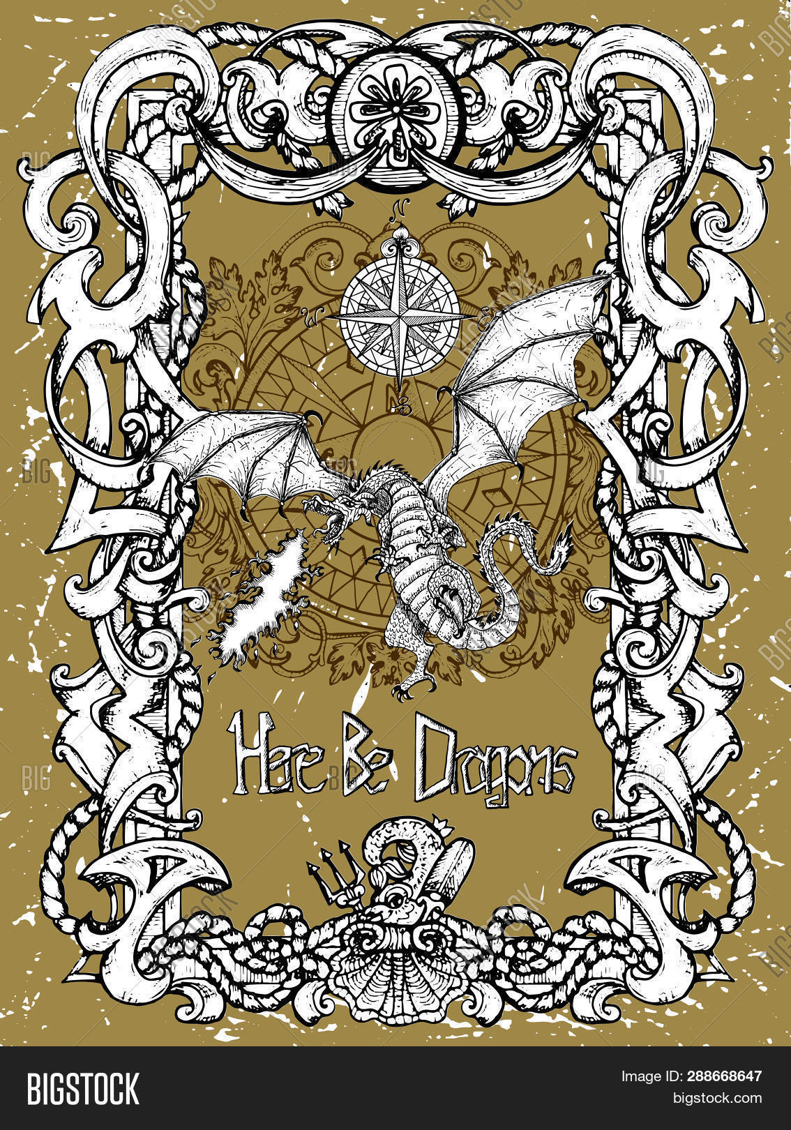Fable Dragon Snorting Vector & Photo (Free Trial) | Bigstock