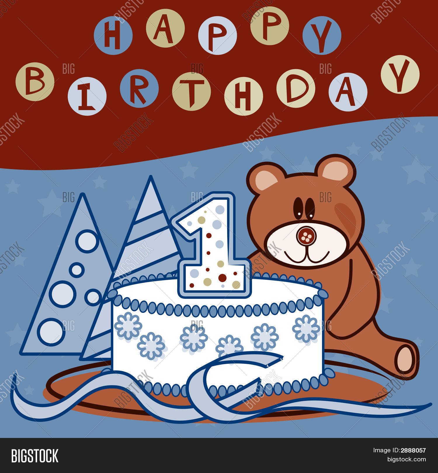 First Birthday Boy Vector & Photo (Free Trial) | Bigstock