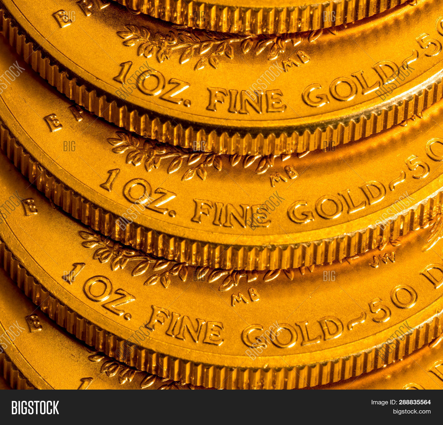 Stack Golden Coins Image & Photo (Free Trial) | Bigstock