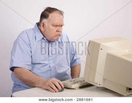 Old Guy Computer Image & Photo (Free Trial) | Bigstock