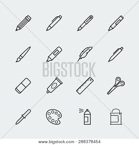 Drawing Writing Tools Vector & Photo (Free Trial) | Bigstock