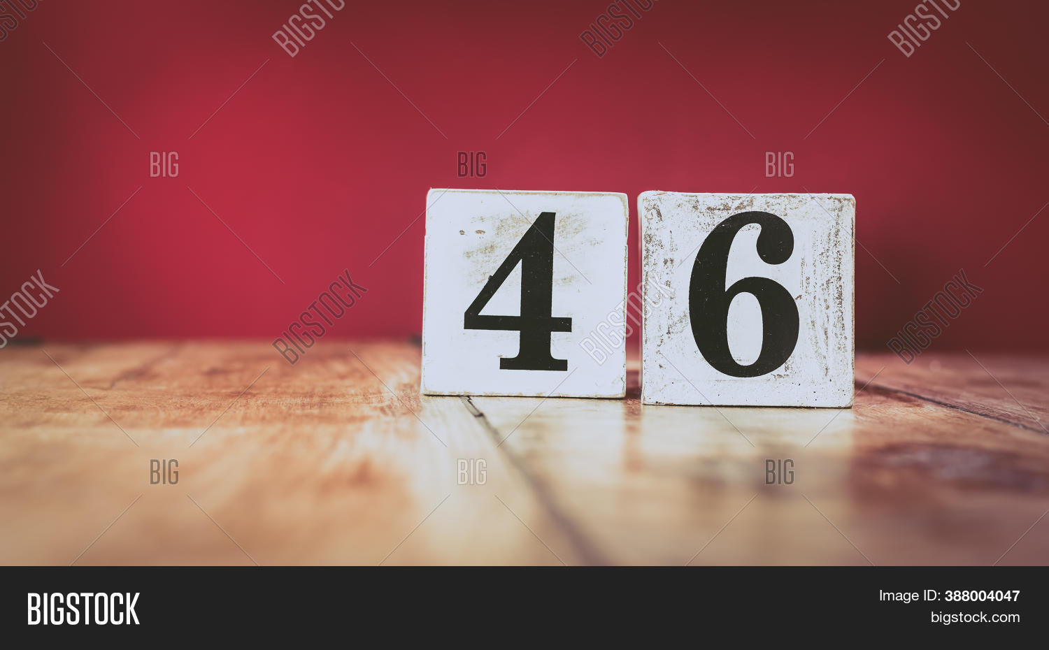 Number 46 On Vintage Image & Photo (Free Trial) | Bigstock