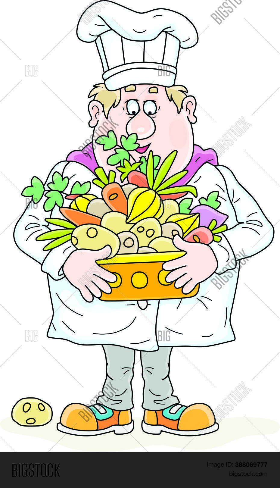 Funny Smiling Fat Vector & Photo (Free Trial) | Bigstock