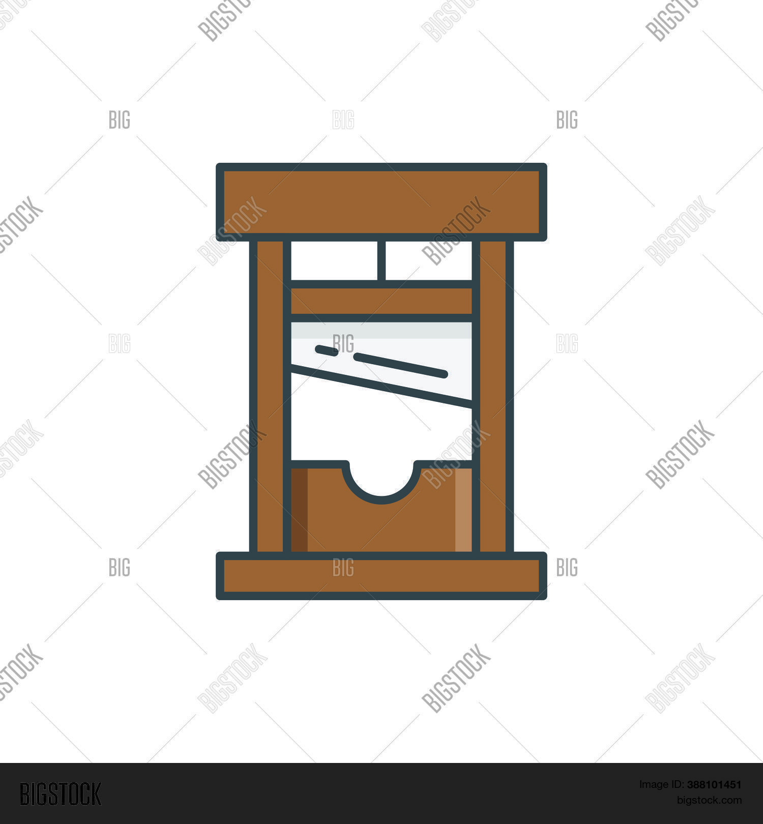 Guillotine Vector Vector & Photo (Free Trial) | Bigstock