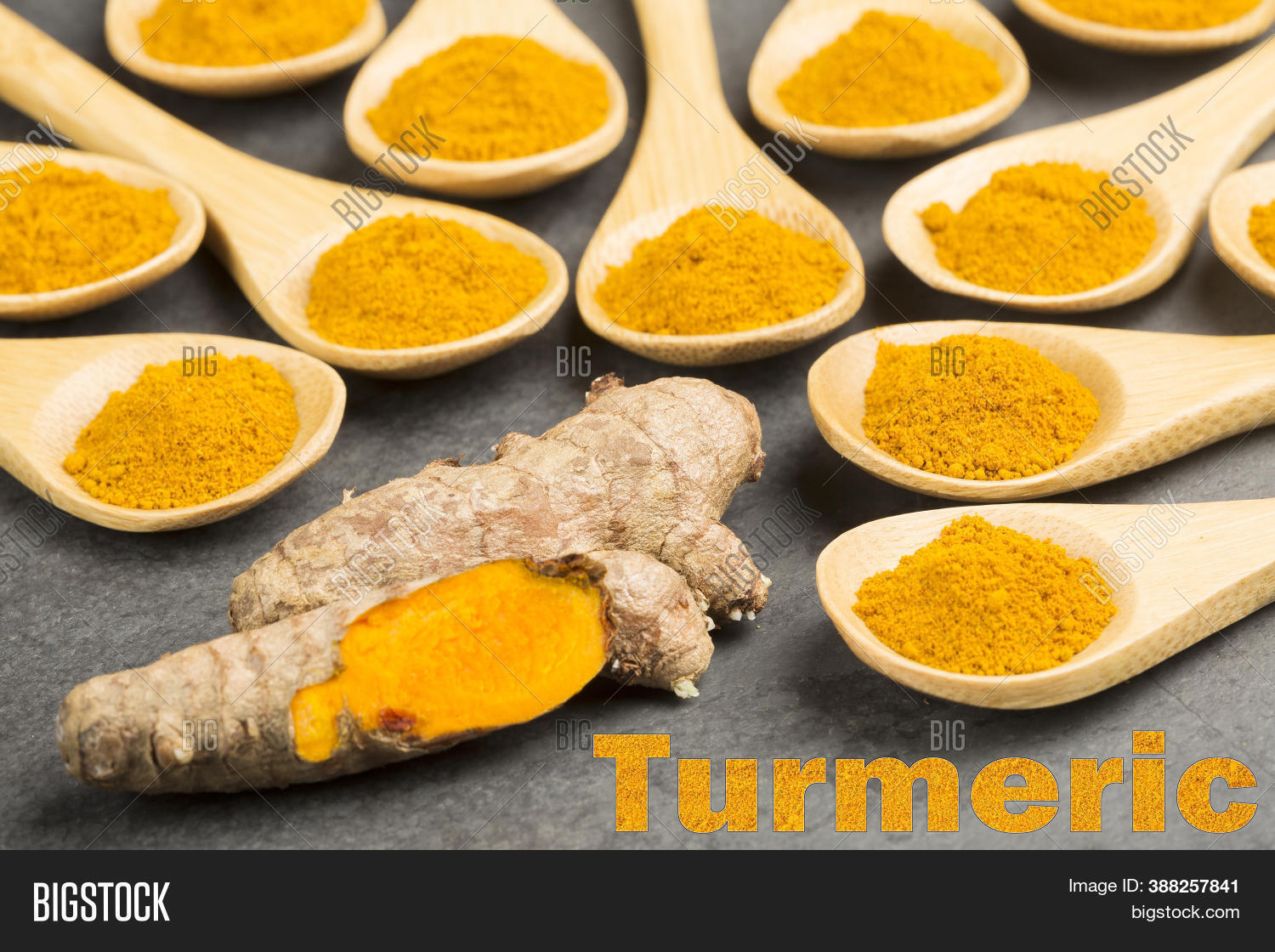 Turmeric Powder Fresh Image & Photo (Free Trial) | Bigstock