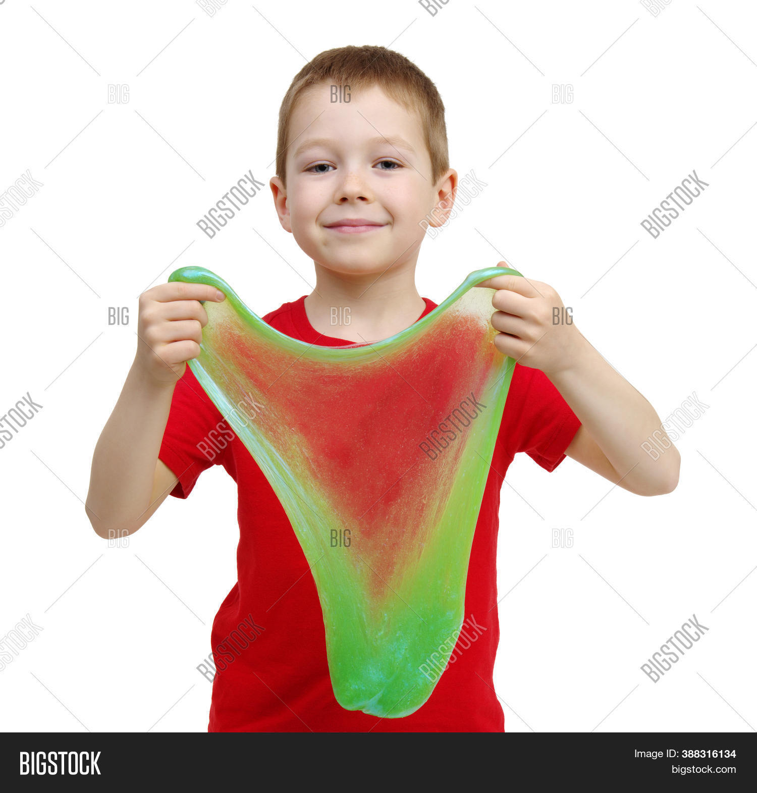 Litlle Boy Play Slime Image & Photo (Free Trial) | Bigstock