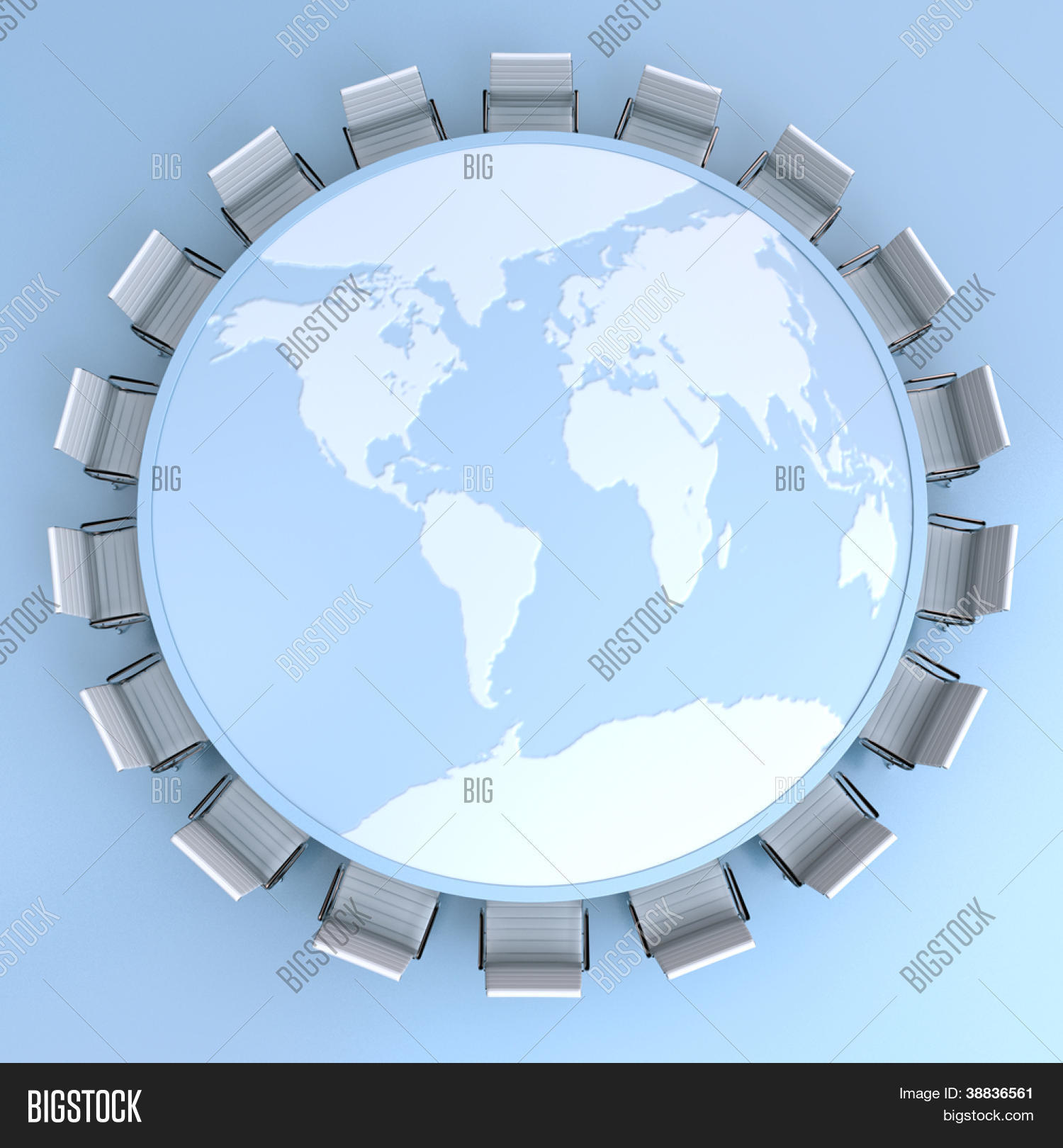 Round Meeting Table Image & Photo (Free Trial) | Bigstock