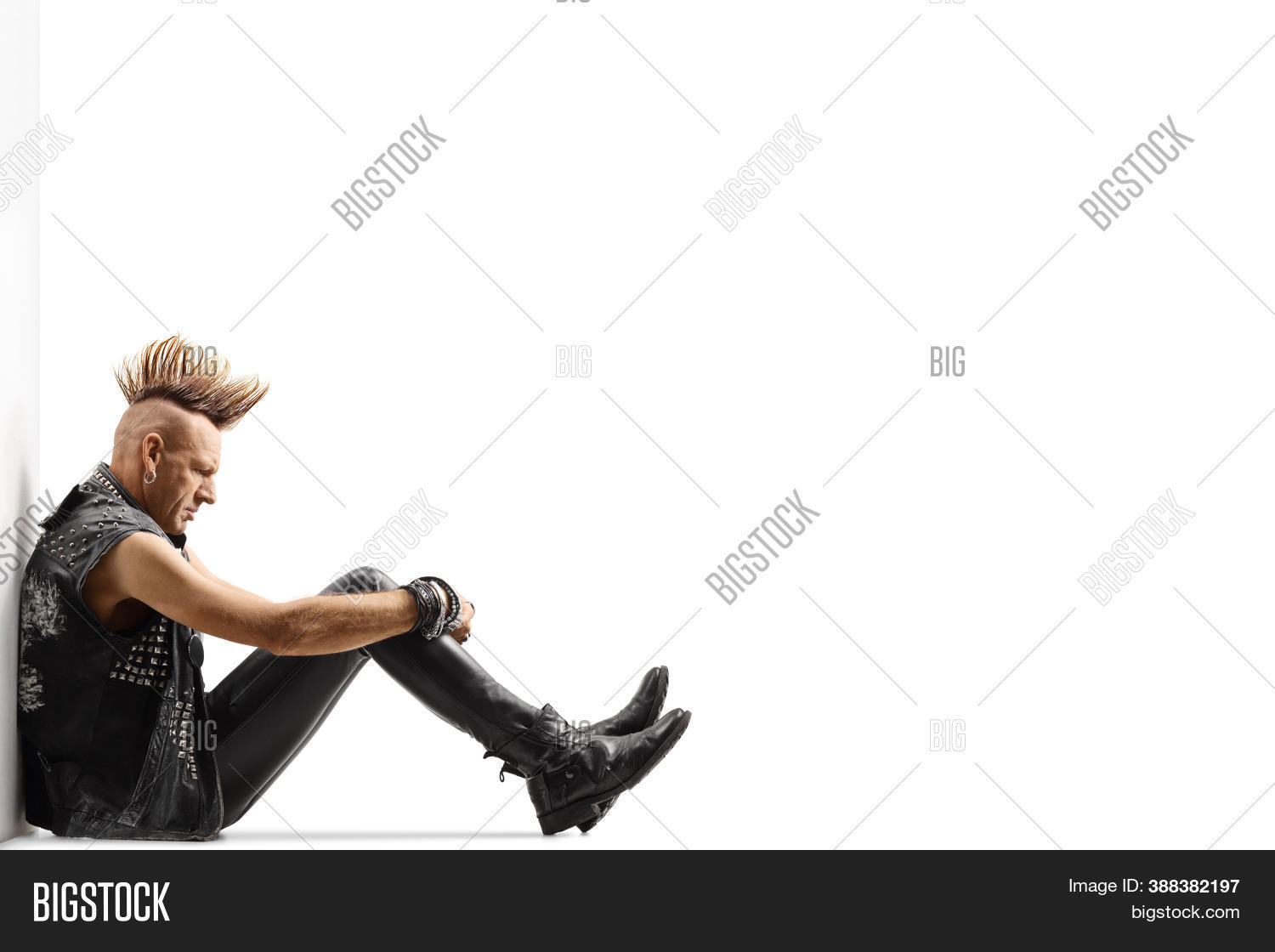 Pensive Punk Rocker Image & Photo (Free Trial) | Bigstock