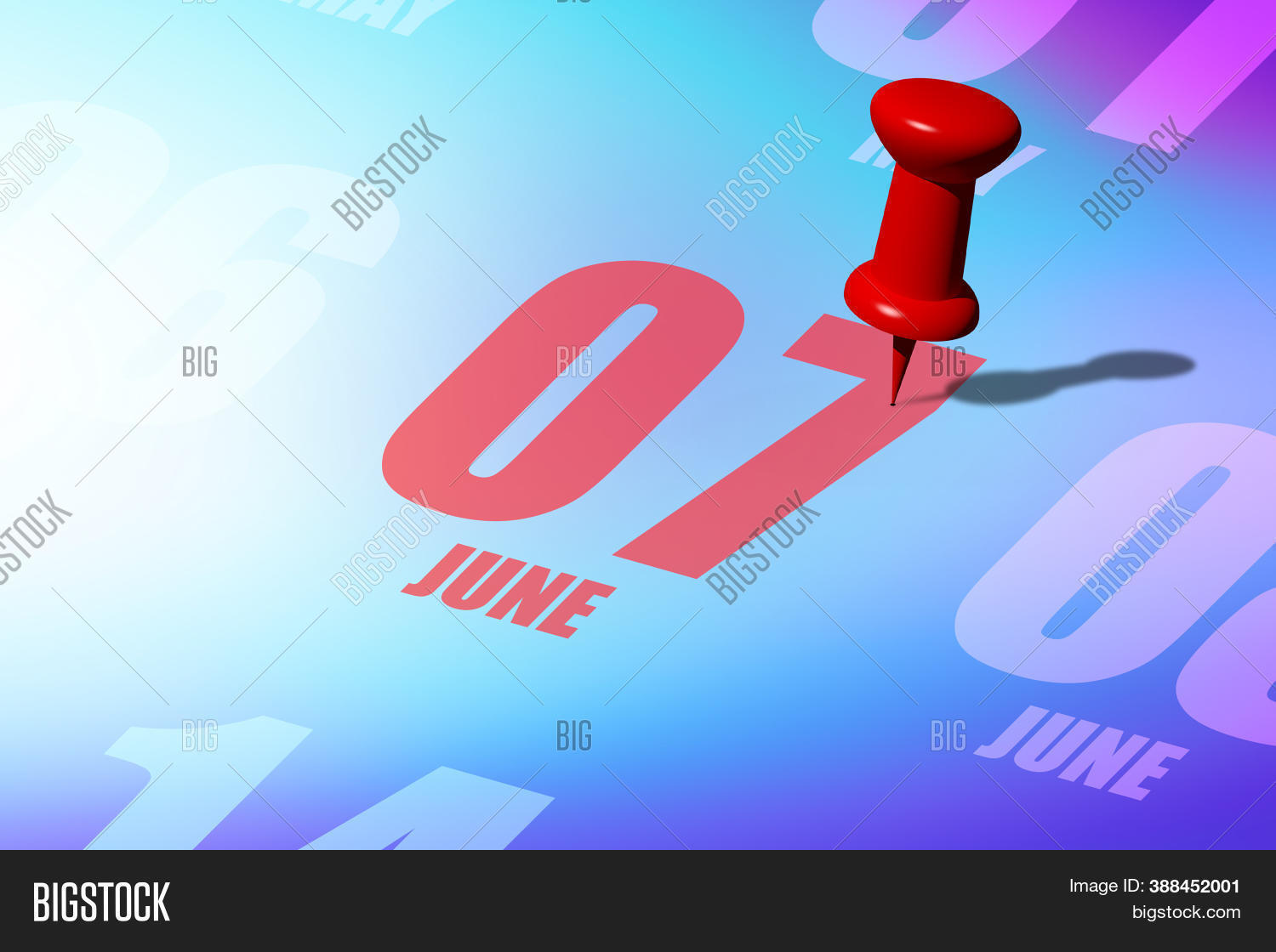 June 7th. Day 7 Month Image & Photo (Free Trial) | Bigstock