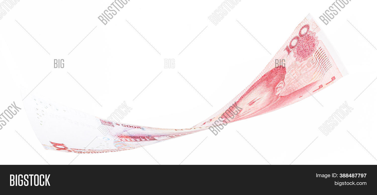 Yuan Banknote On White Image & Photo (Free Trial) | Bigstock