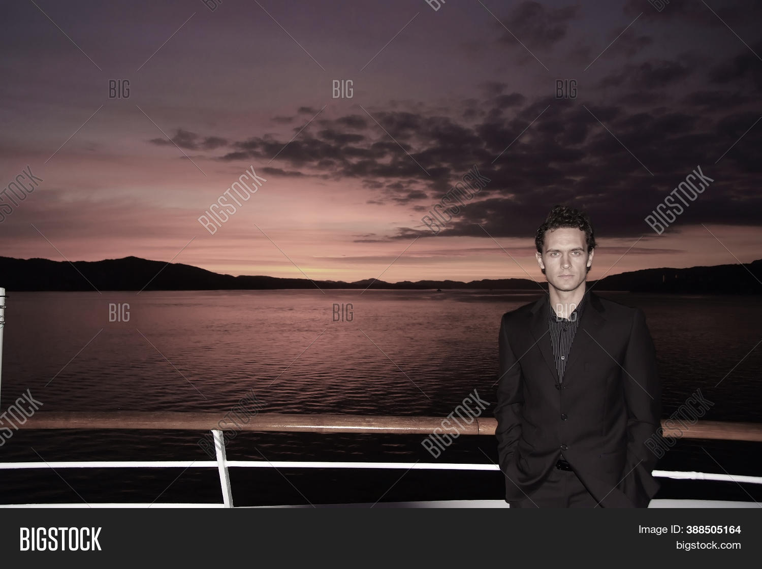 Man Stand On Ship Deck Image & Photo (Free Trial) | Bigstock