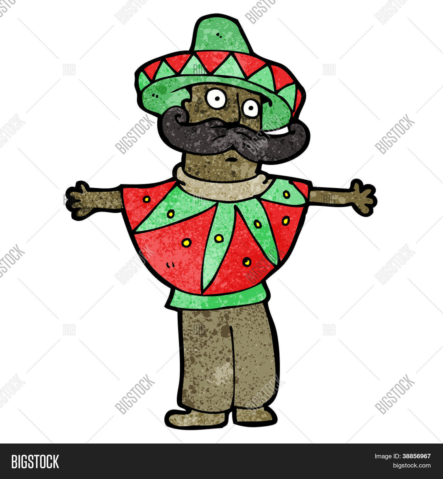 Cartoon Mexican Vector & Photo (Free Trial) | Bigstock