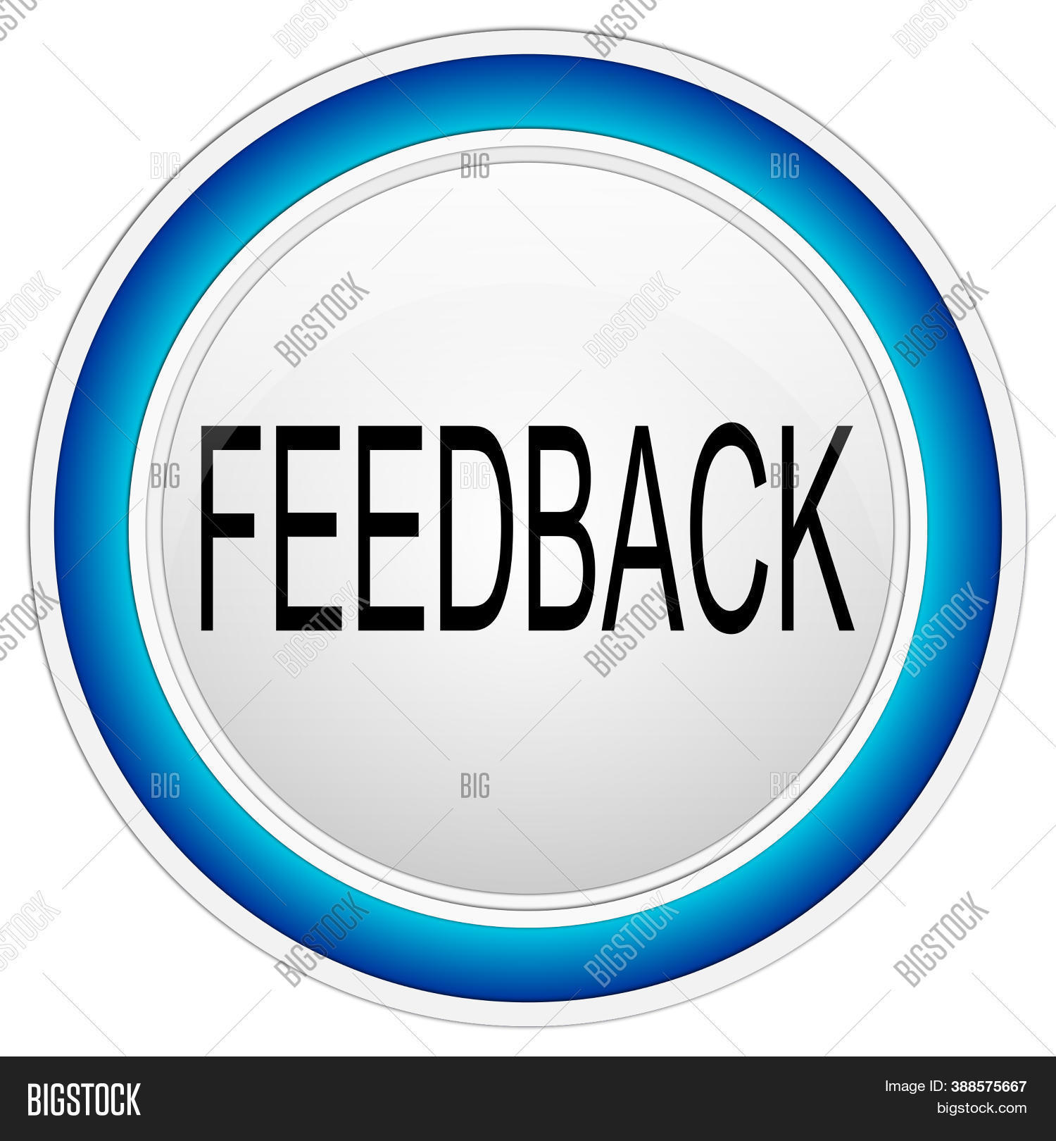 Blue Feedback Button Image & Photo (Free Trial) | Bigstock