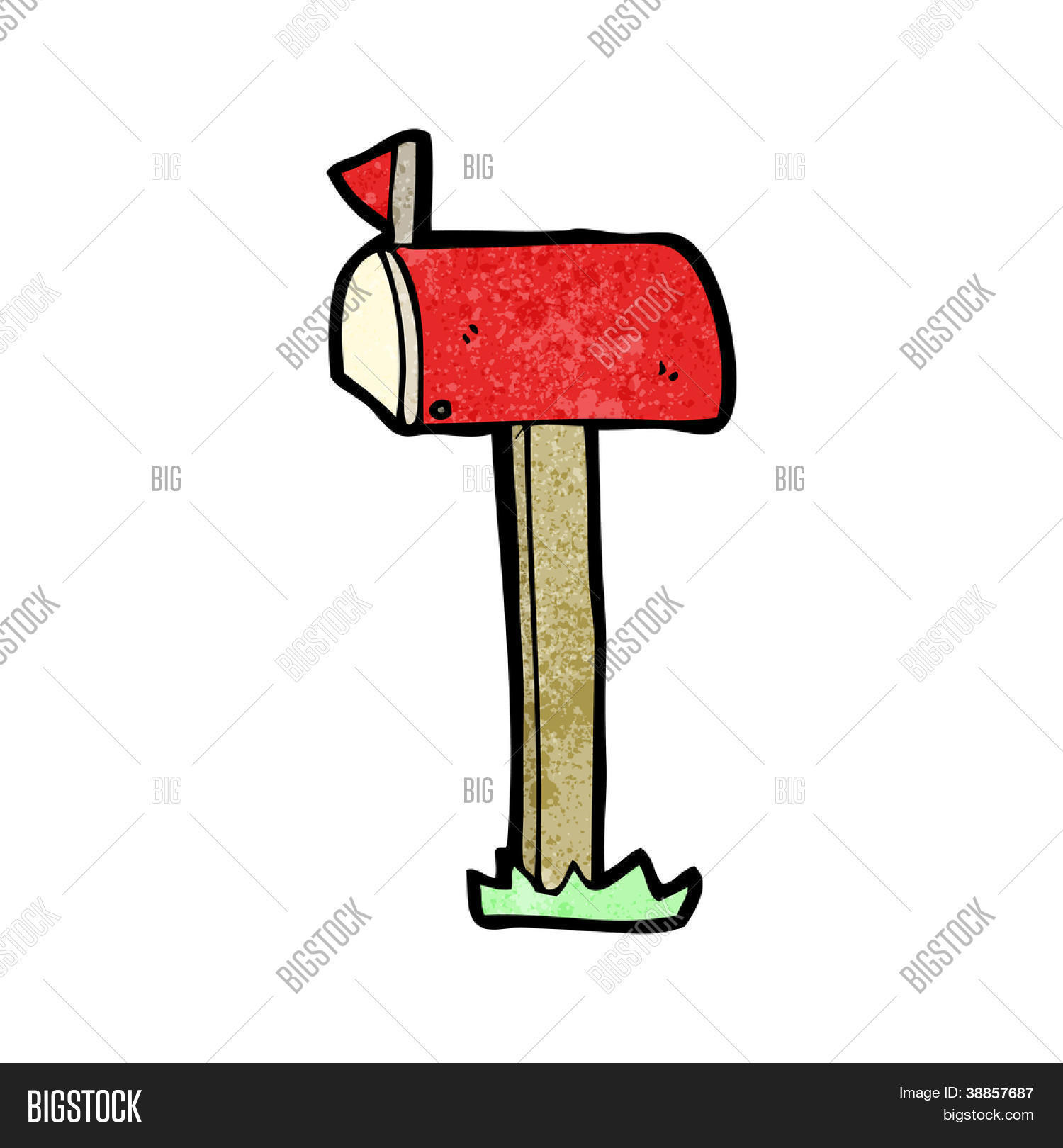 Cartoon Mailbox Vector & Photo (Free Trial) | Bigstock