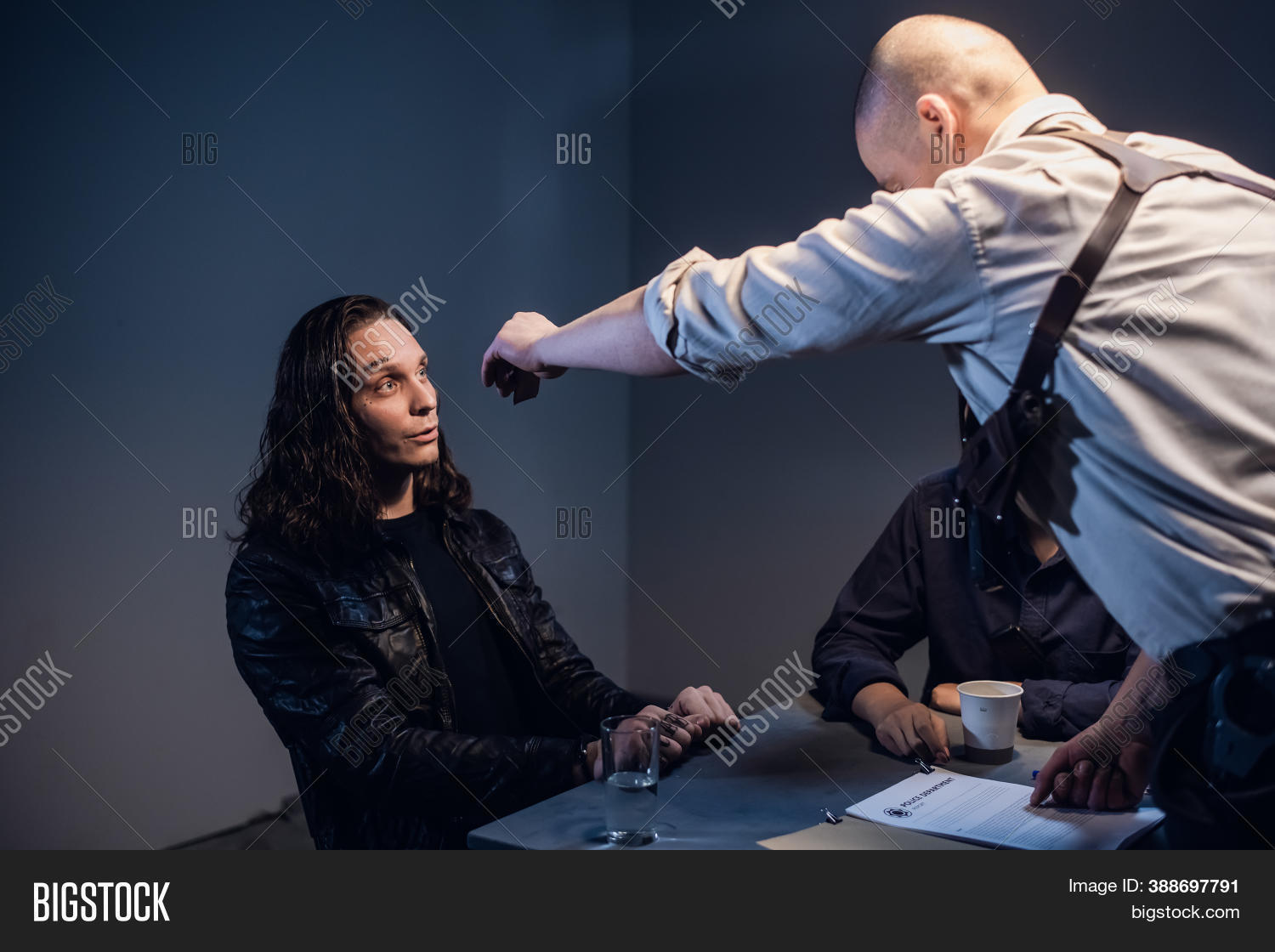 Bad Cop Threatens Image & Photo (Free Trial) | Bigstock