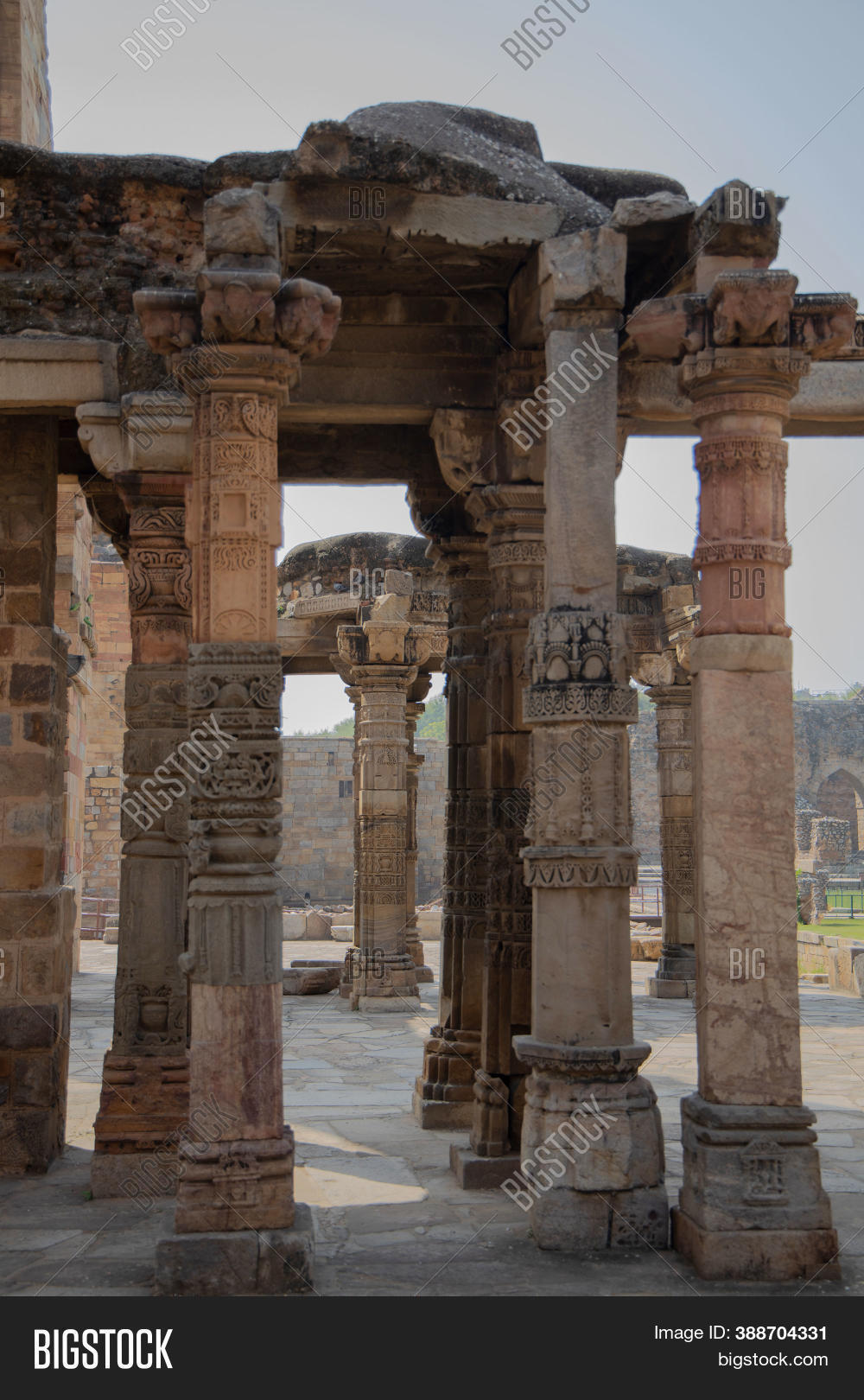 Ancient Old Pillars Image & Photo (Free Trial) | Bigstock