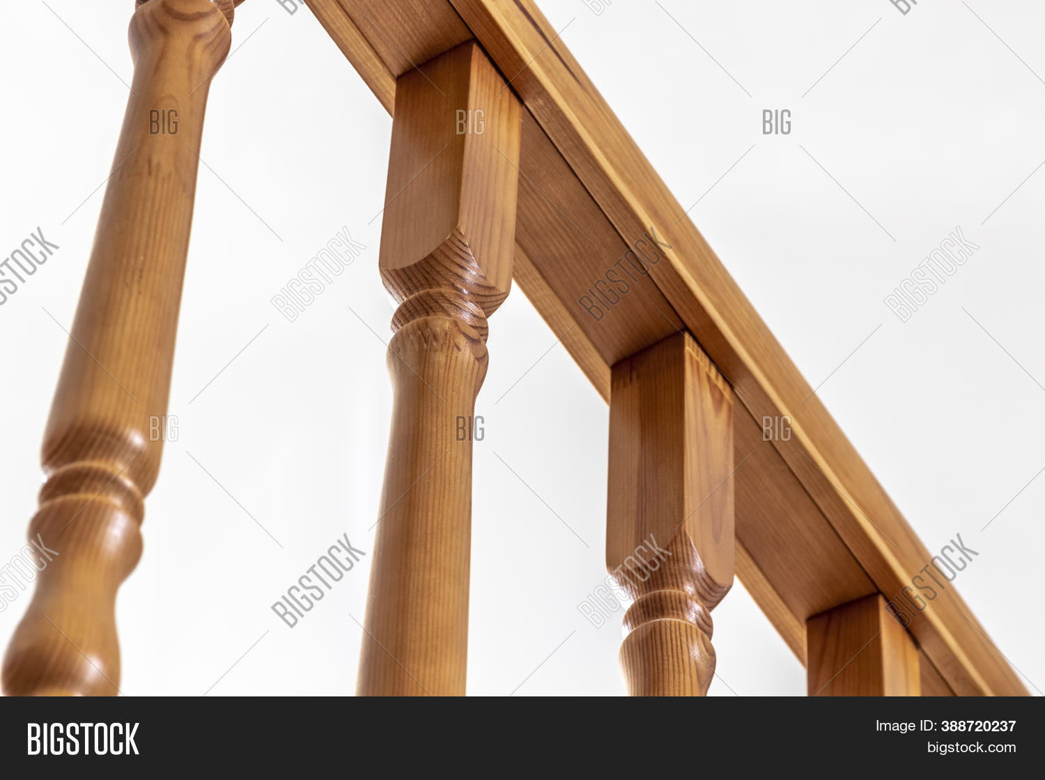 Wooden Baluster Close- Image & Photo (Free Trial) | Bigstock