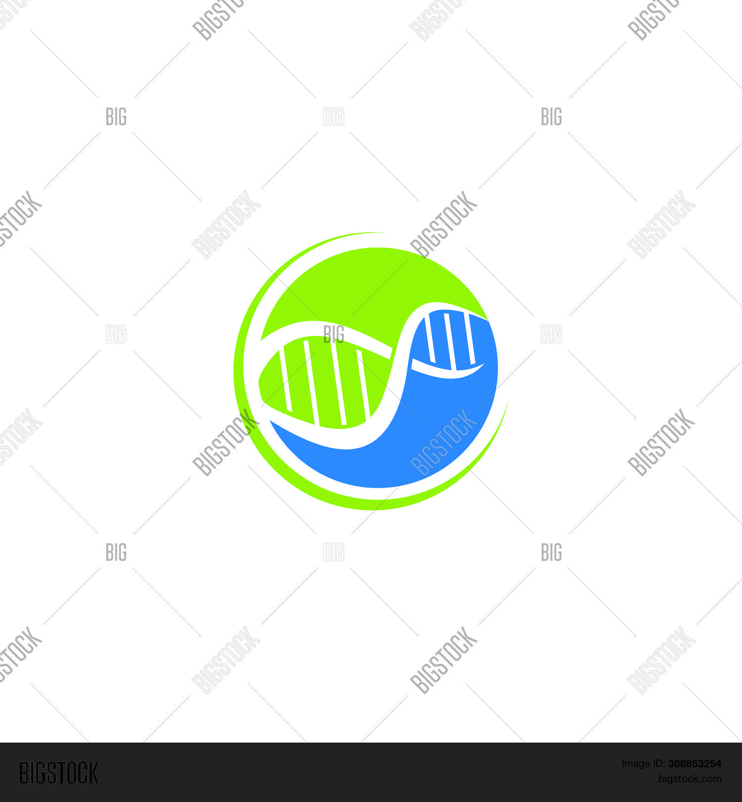 Dna Helix Logo Vector & Photo (Free Trial) | Bigstock