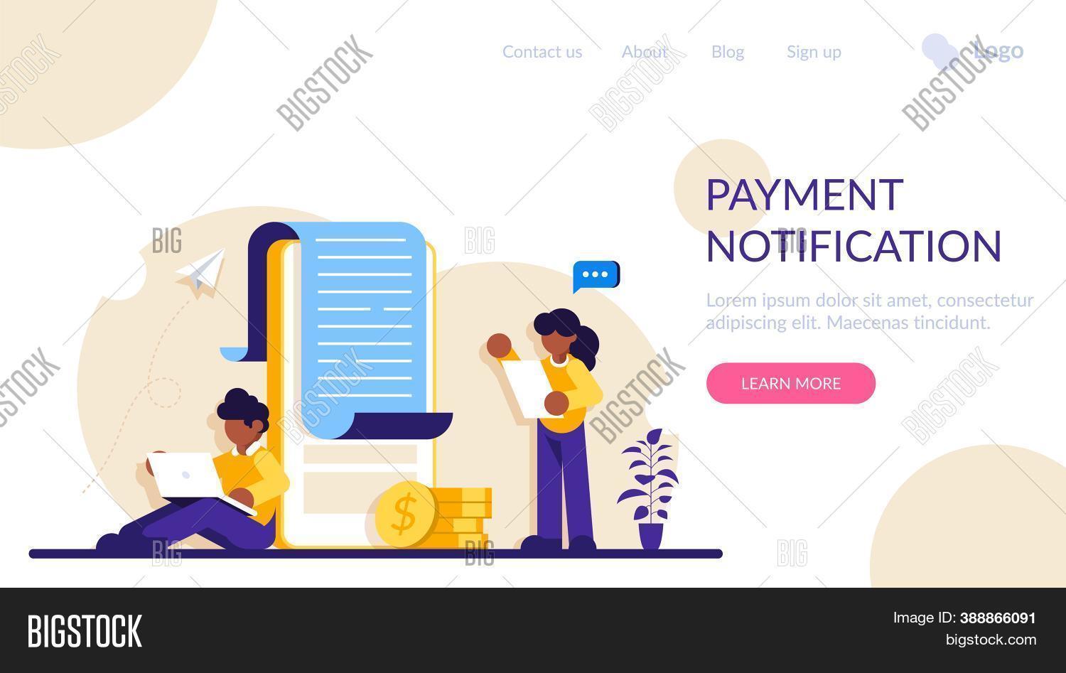 Payment Notification, Image & Photo (Free Trial) | Bigstock