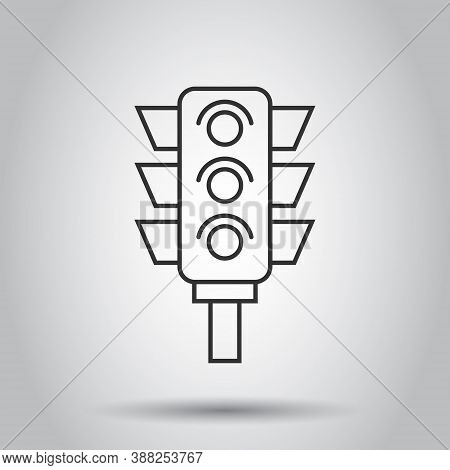 Semaphore Icon Flat Vector & Photo (Free Trial) | Bigstock