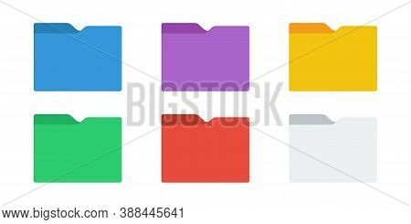 Folder Color Icon Vector & Photo (Free Trial) | Bigstock