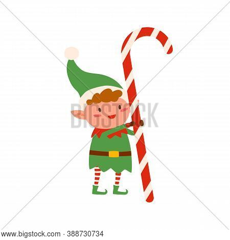 Funny Tiny Elf Green Vector & Photo (Free Trial) | Bigstock