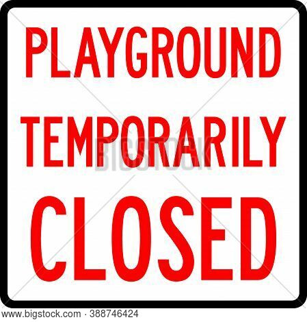 Temporarily Closed Sign