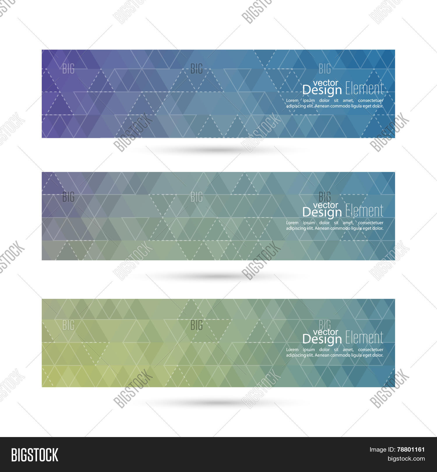 Set Vector Banners Vector & Photo (Free Trial) | Bigstock