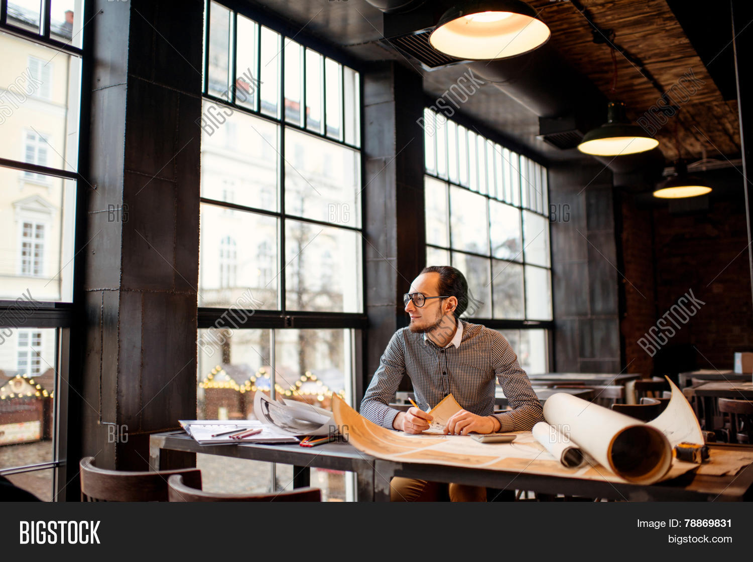 Architect Working Image & Photo (Free Trial) | Bigstock