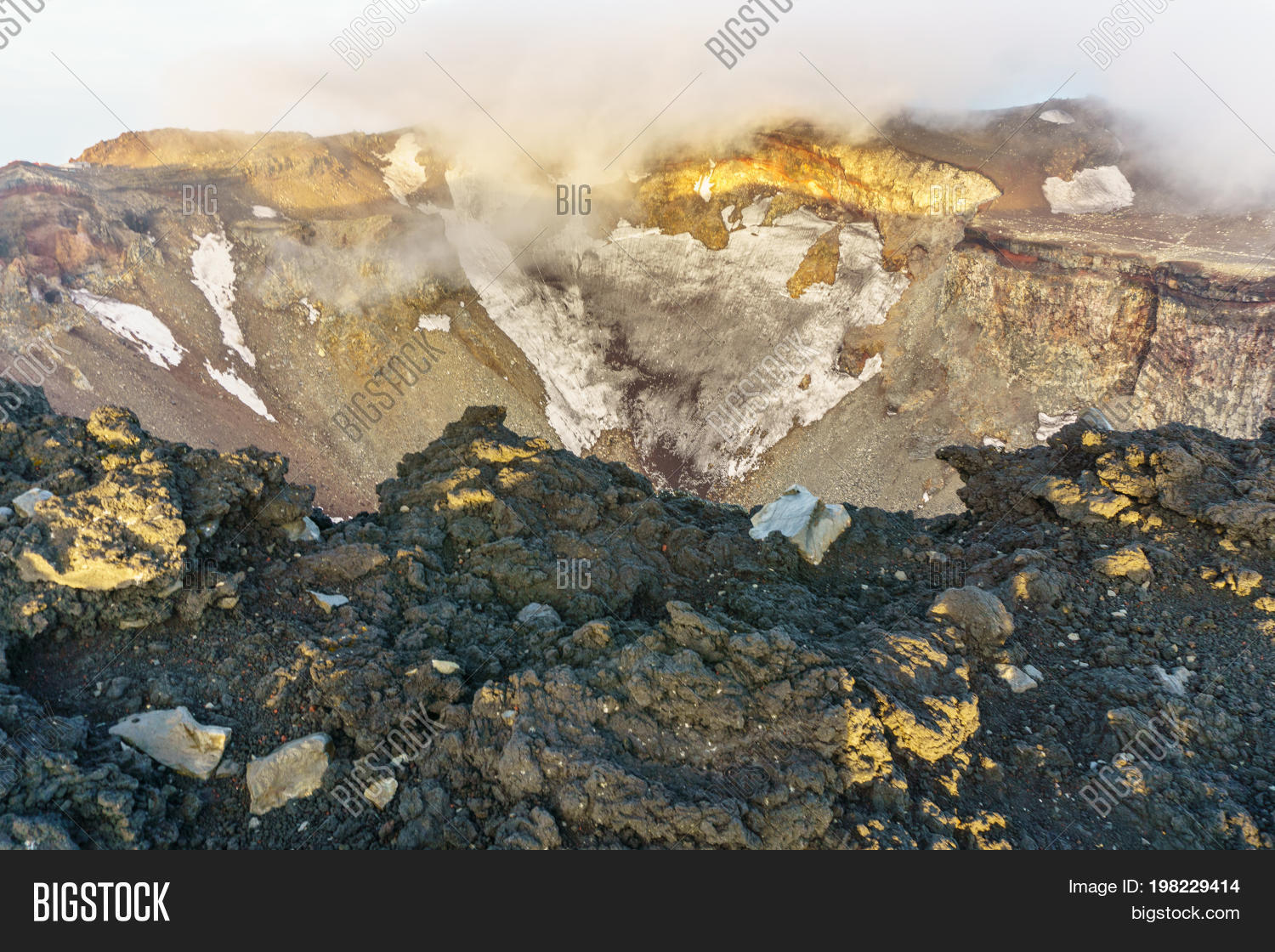Crater Fuji Mountain Image & Photo (Free Trial) | Bigstock