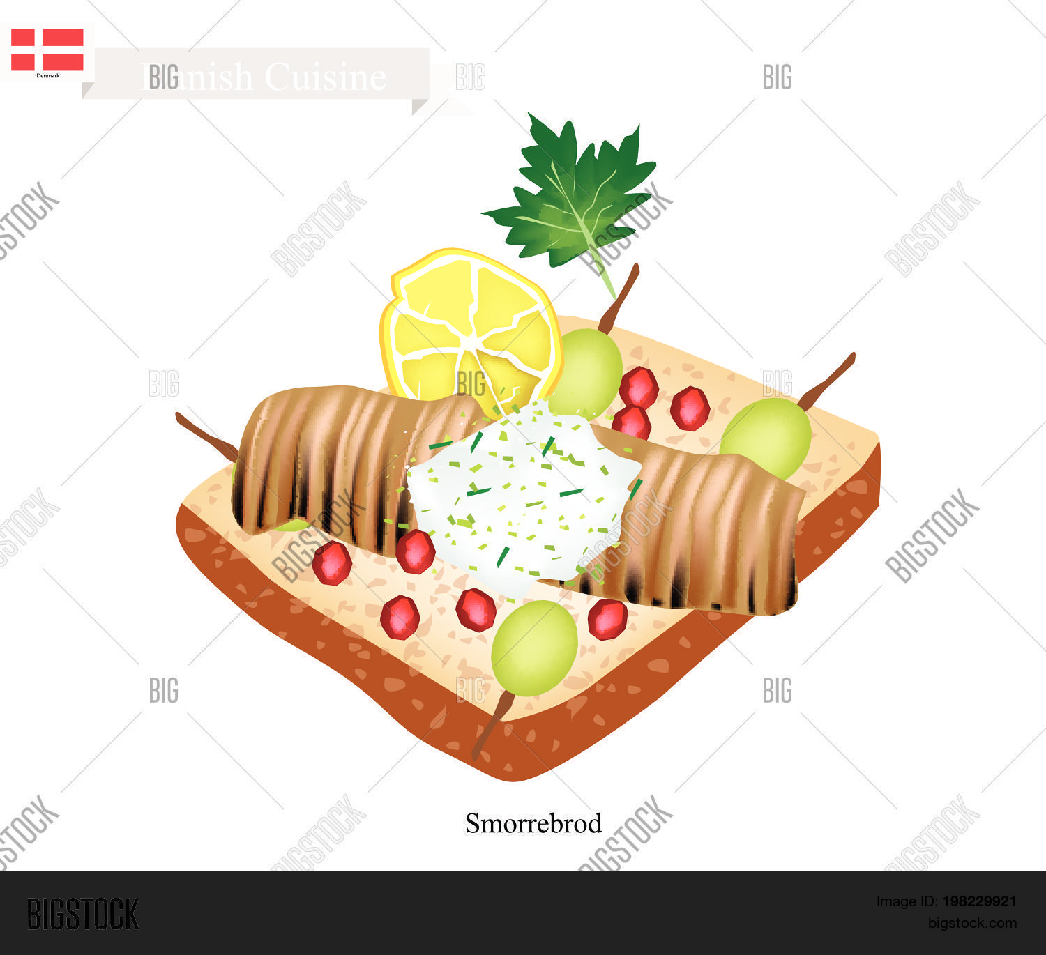 Danish Cuisine, Vector & Photo (Free Trial) | Bigstock