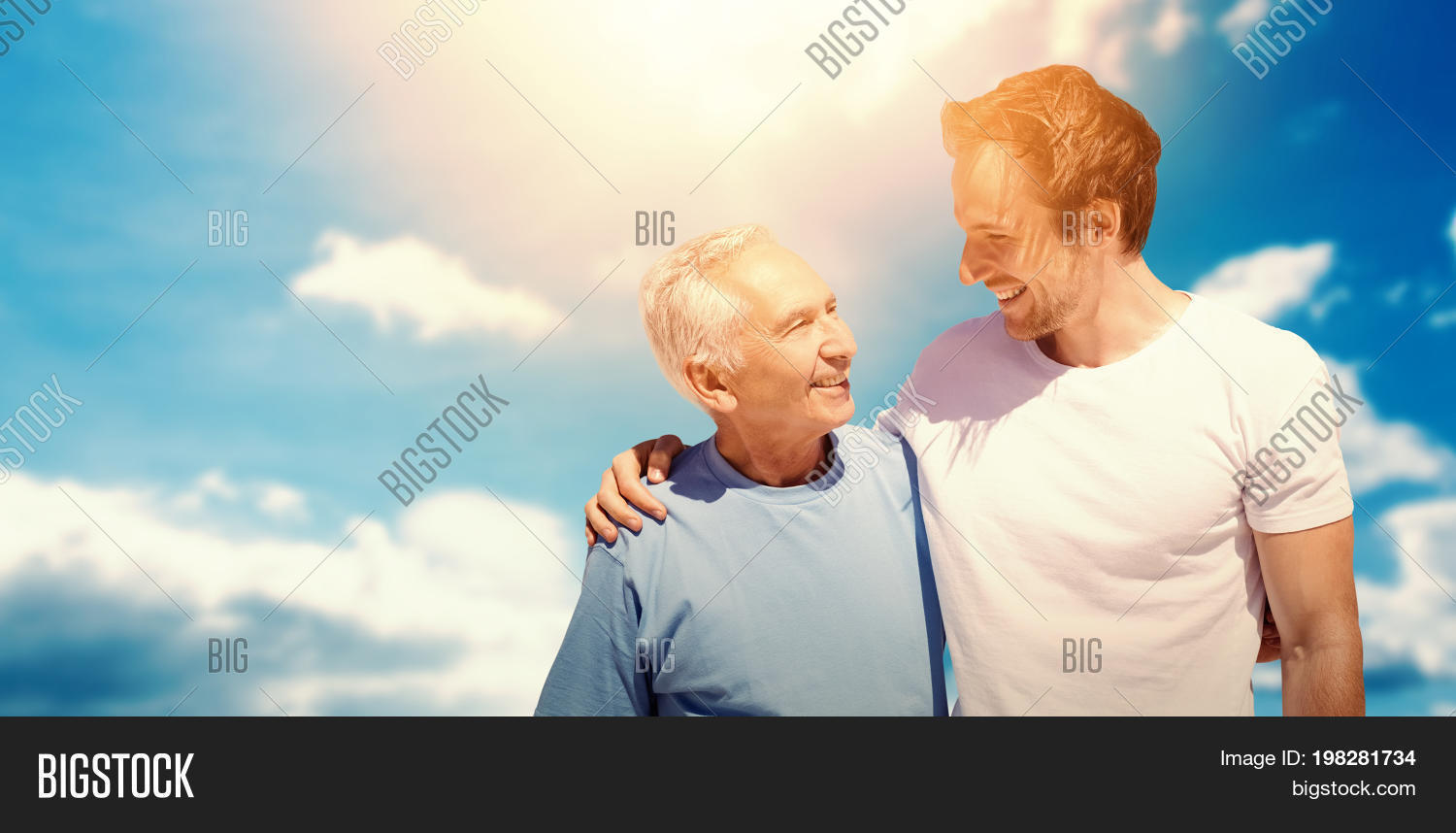 Adult Son Hugging His Image & Photo (Free Trial) | Bigstock