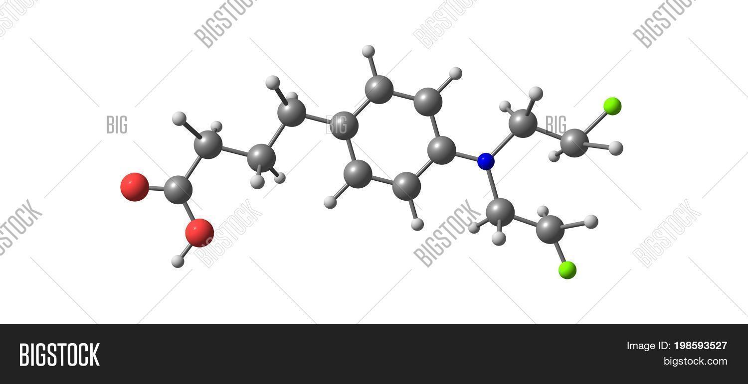 Chlorambucil Molecular Image & Photo (Free Trial) | Bigstock