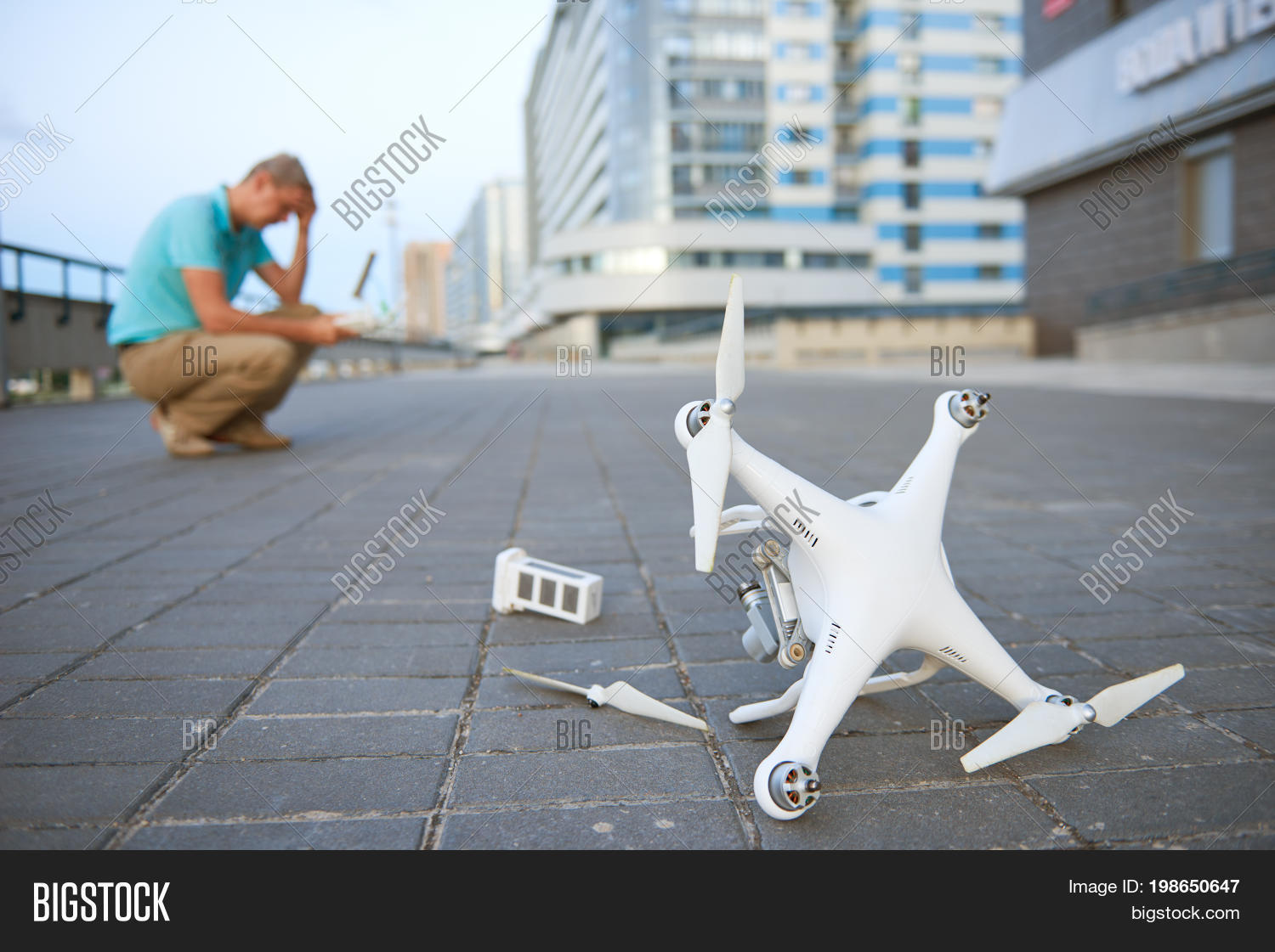 Drone Crash. Fallen Image & Photo (Free Trial) | Bigstock