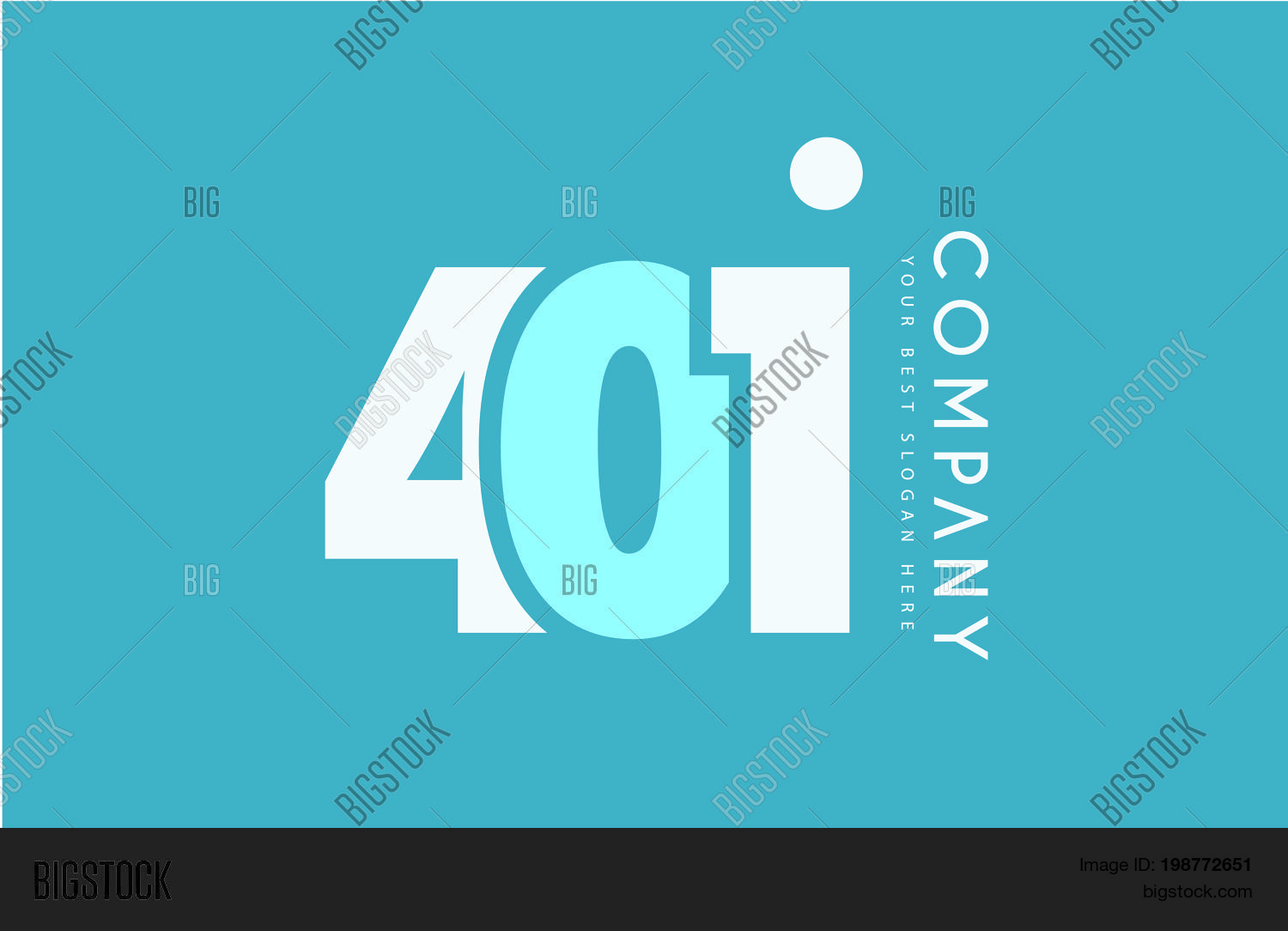 Number 401 Blue White Vector & Photo (Free Trial) | Bigstock