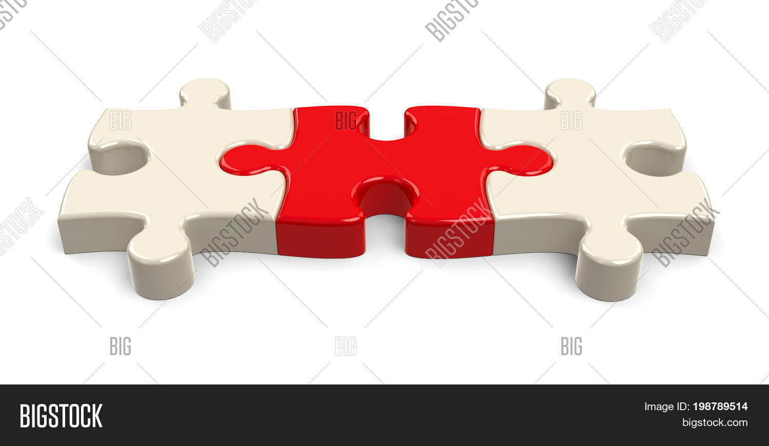 Three Jigsaw Pieces Image & Photo (Free Trial) | Bigstock